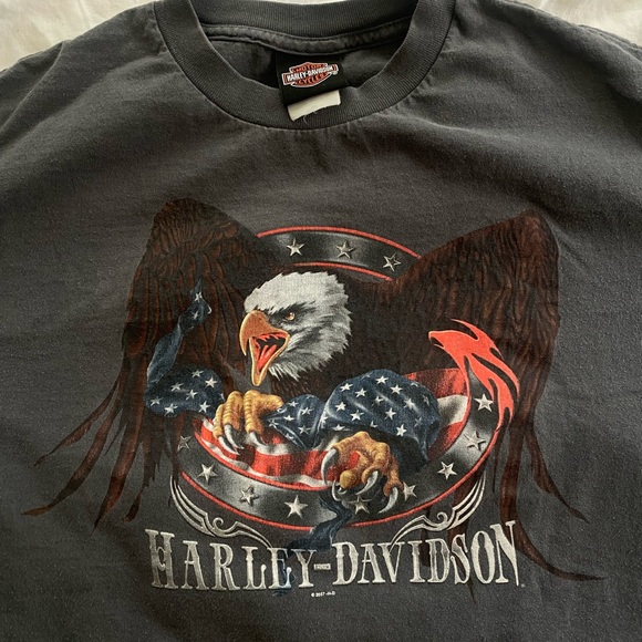 Harley-Davidson | Shirts | Harley Davidson Bald Eagle Tee | Poshmark